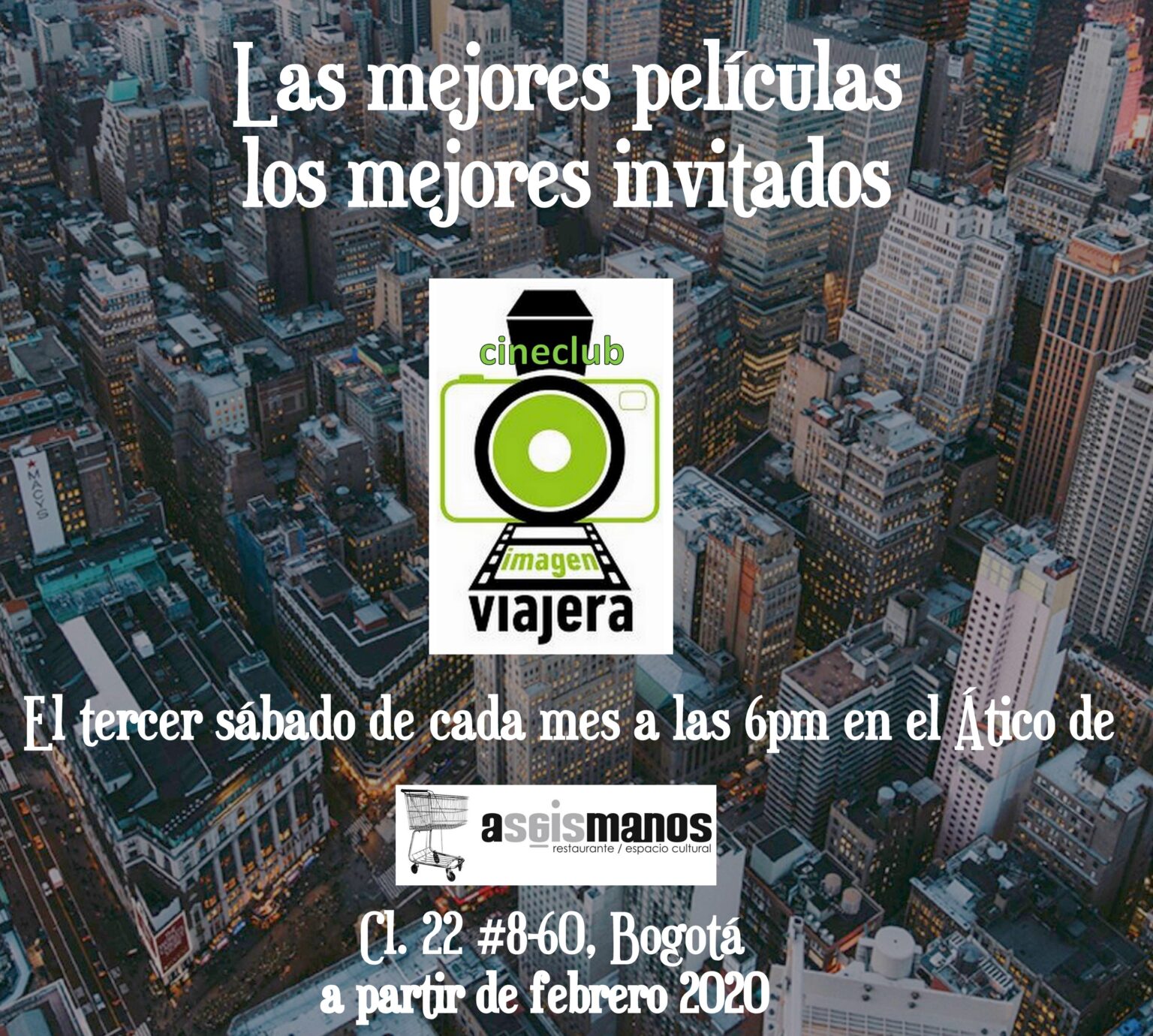 Nuevo espacio de proyección!!! En Aseismanos !!! - cineclub imagen viajera