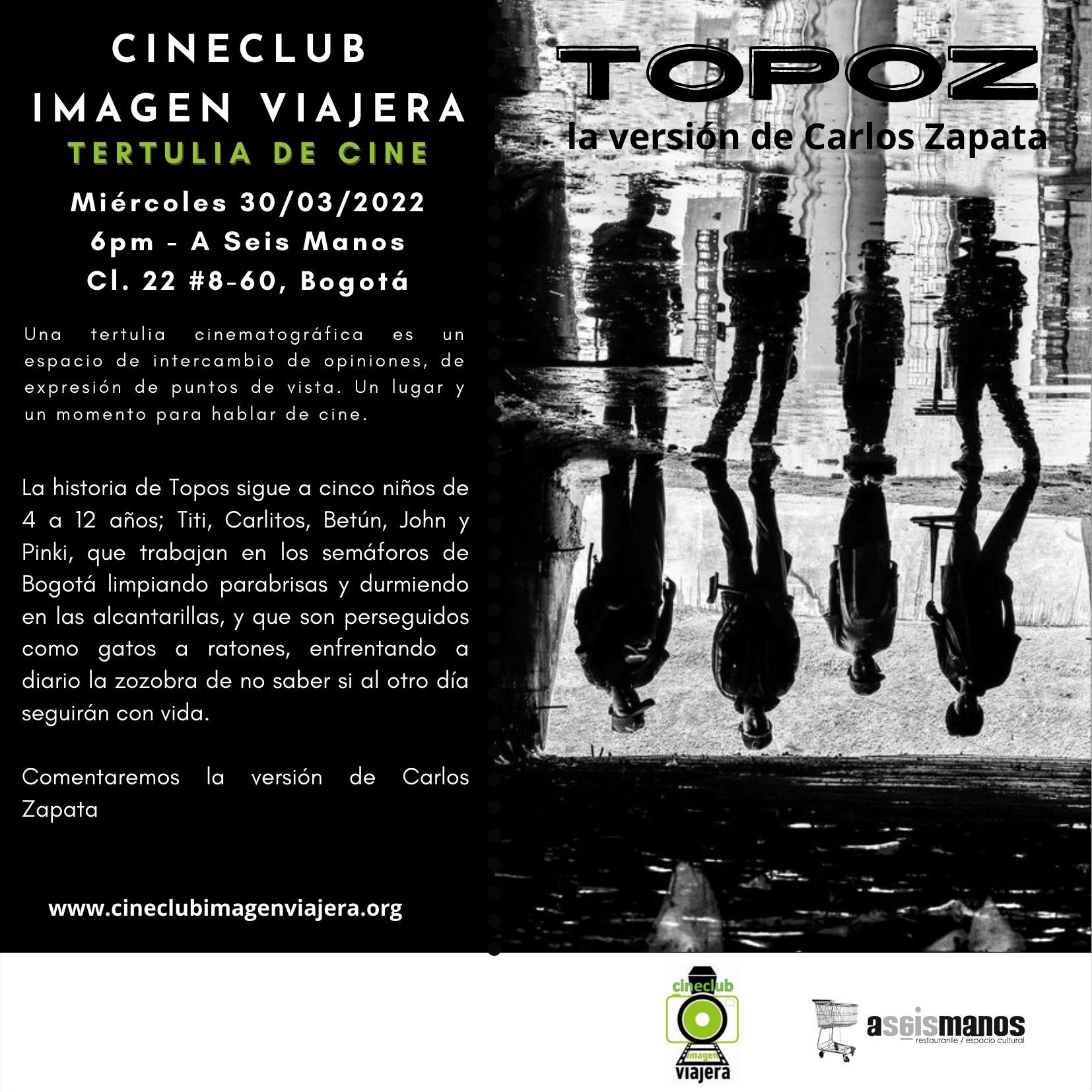 Tertulia de Cine en A Seis Manos. «Topoz» (el corte del director). 30/03/2022. 18h - cineclub ...