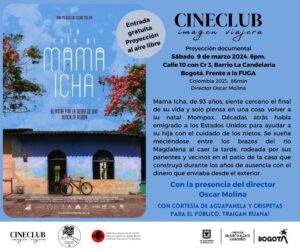 Proyección de "La Casa de mamá Icha". 9 de marzo 2024. 6pm - cineclub imagen viajera